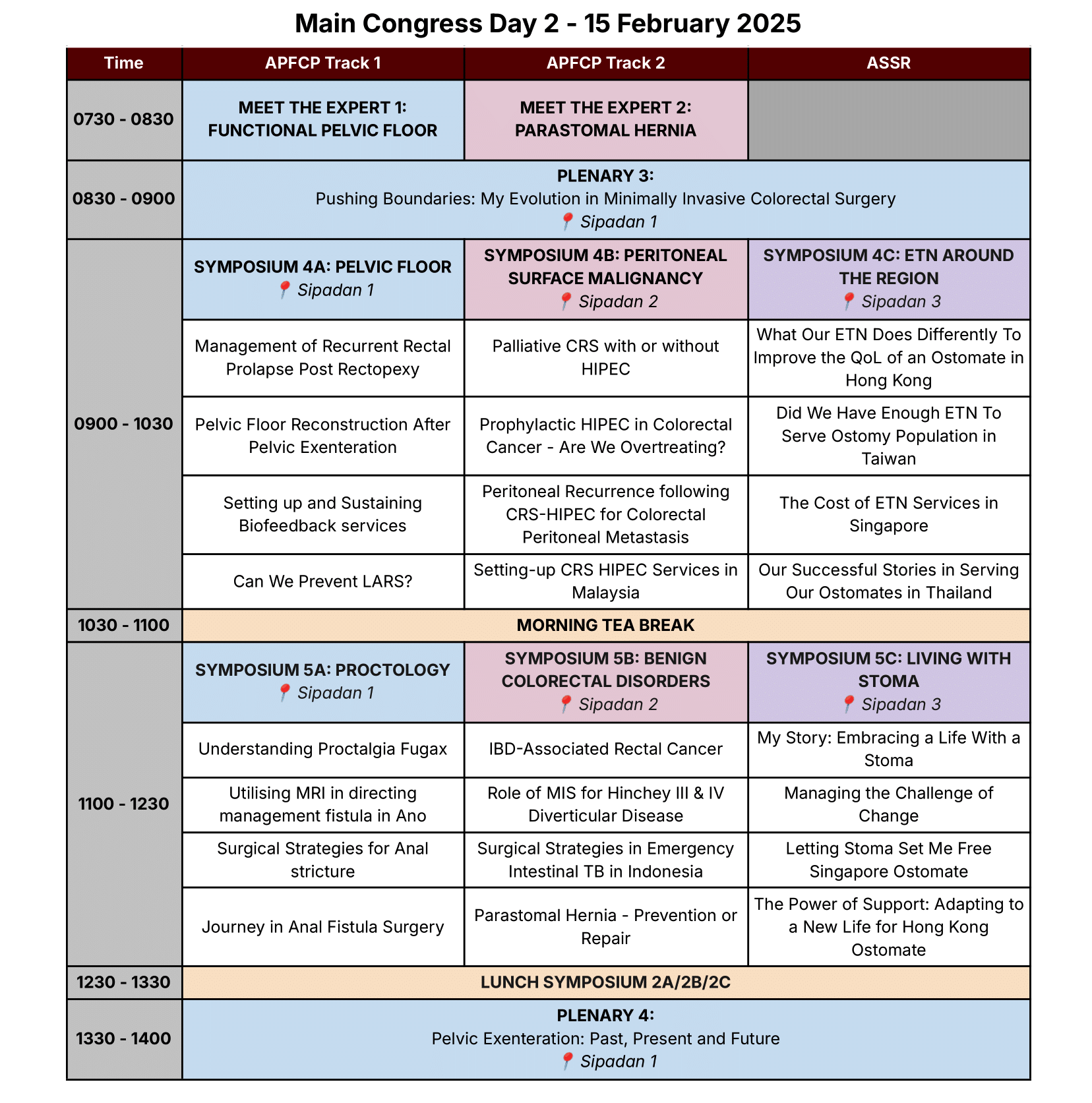 Scientific Programme - APFCP 2025