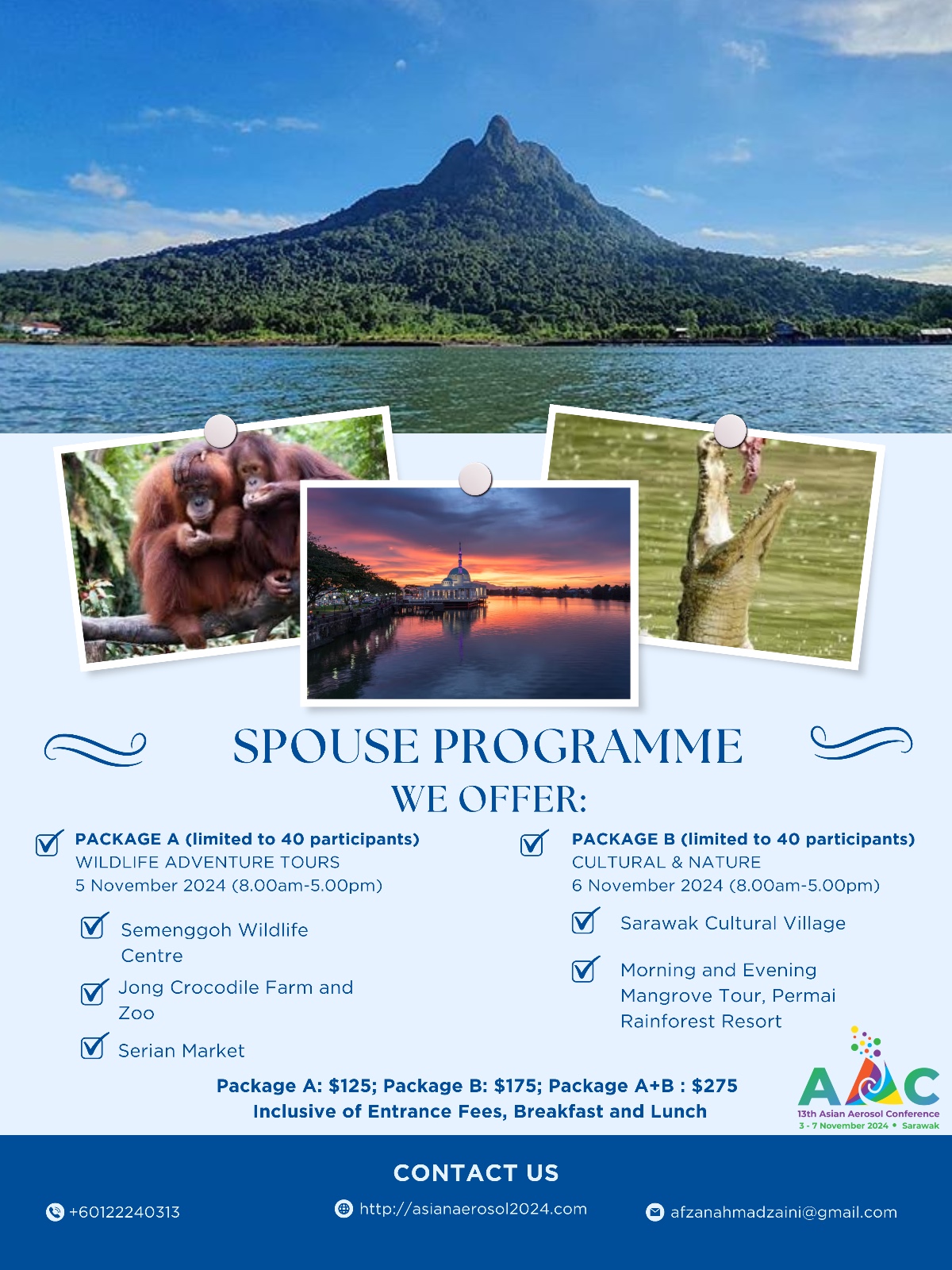 Spouse Programme - 13th Asian Aerosol Conference (AAC) 2024