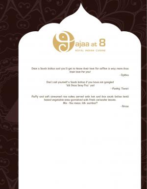 Best Indian Food Restaurant in KL, Malaysia - Gajaa at 8